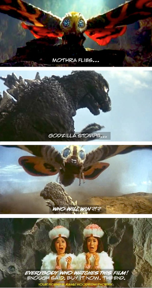 Godzilla vs Mothra | Electric Sheep – reviews